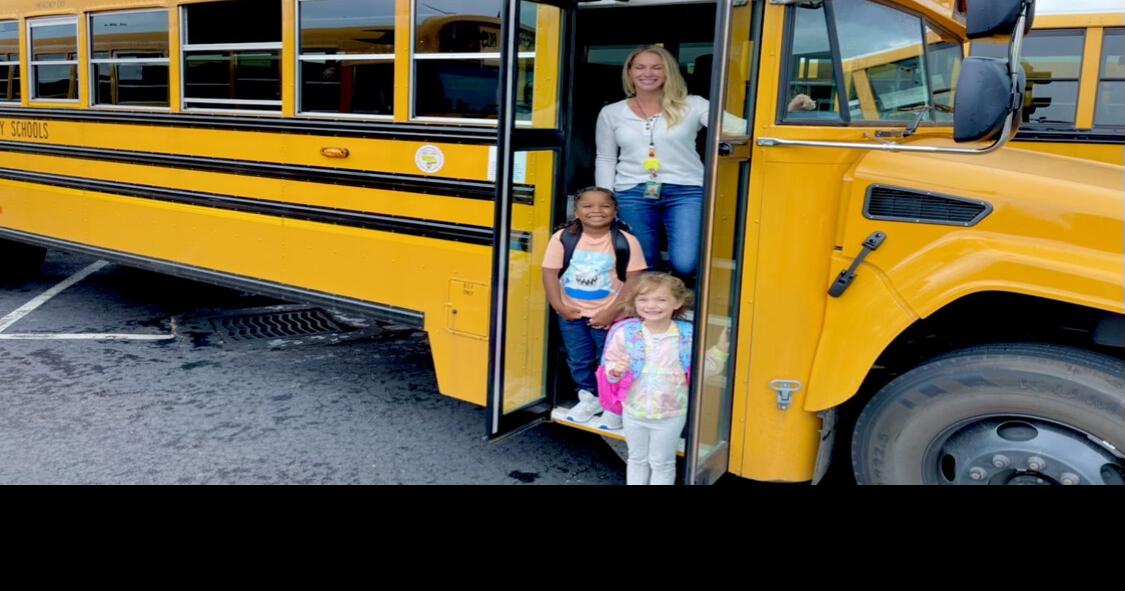 Here comes the bus! AACS buys nine new school buses | Local News ...