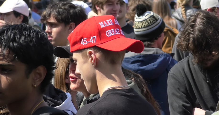 Hundreds gather to hear or be heard at Charlie Kirk event at Purdue ...