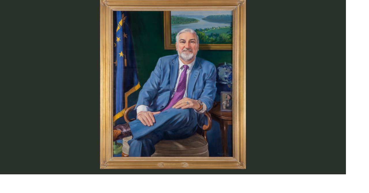 First Lady Janet Holcomb unveils official portrait of Governor Eric ...
