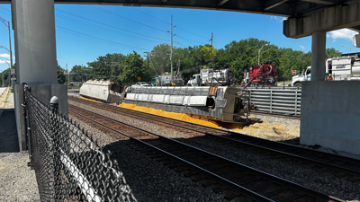 Clean-up continues after train derailment near Harrison Bridge ...
