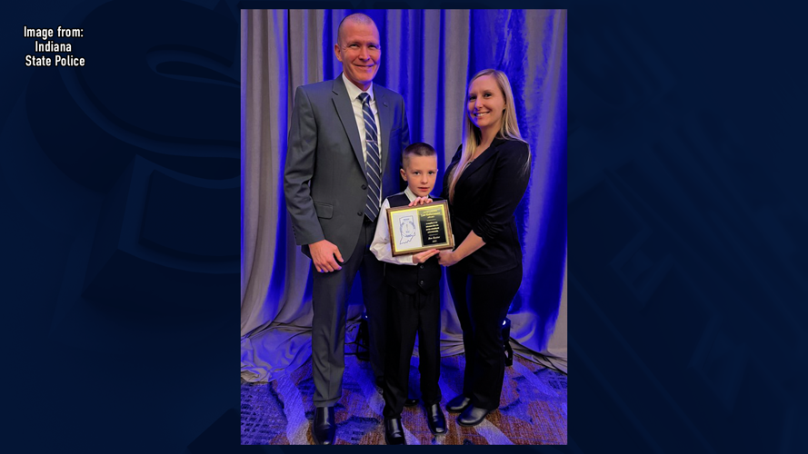 Detective Ben Rector honored as Indiana's Law Enforcement Officer of ...