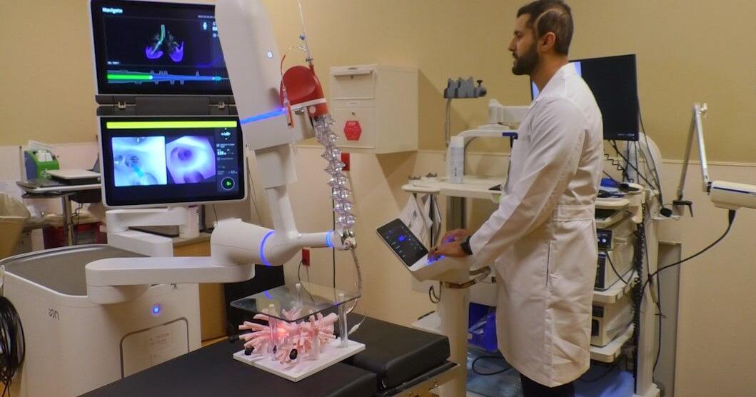 New ION Robotic Bronchoscopy enhances early lung cancer detection at IU ...