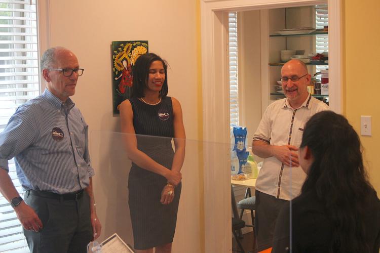 Gubernatorial candidates Tom Perez and Shannon Sneed tour Easton ...