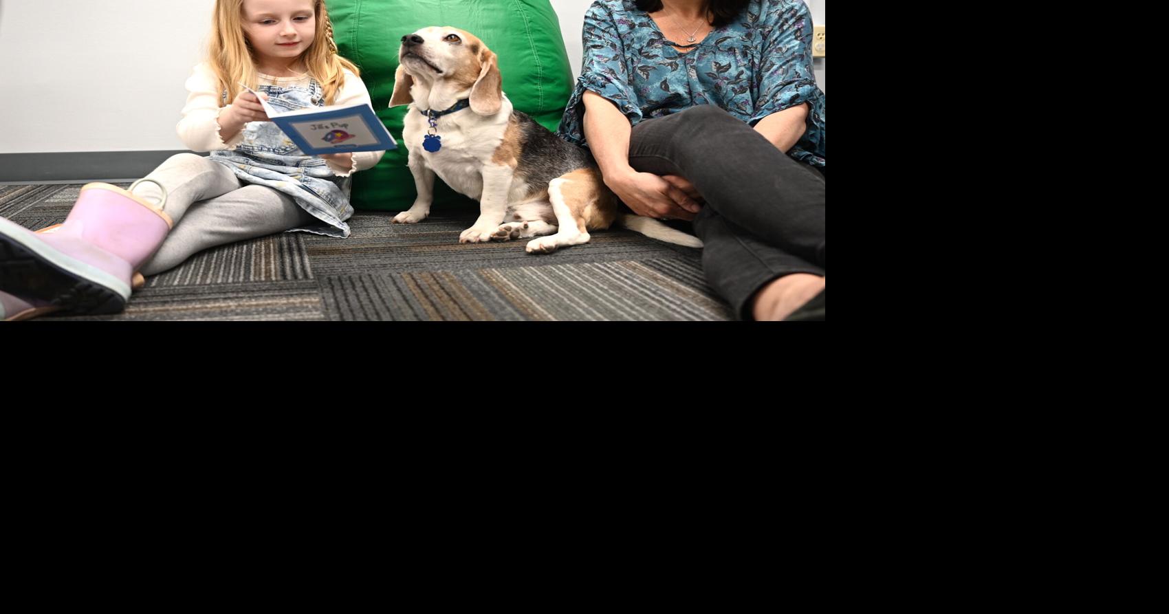 Meet the dog helping kids learn to read in Caroline County | Local ...