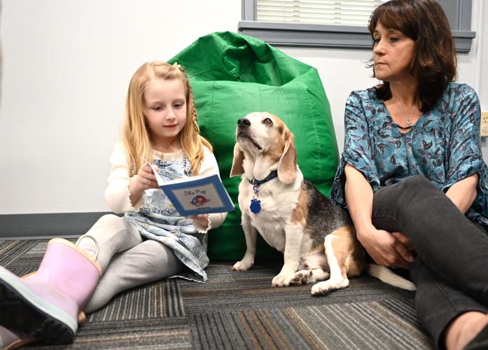 Meet the dog helping kids learn to read in Caroline County | Local ...