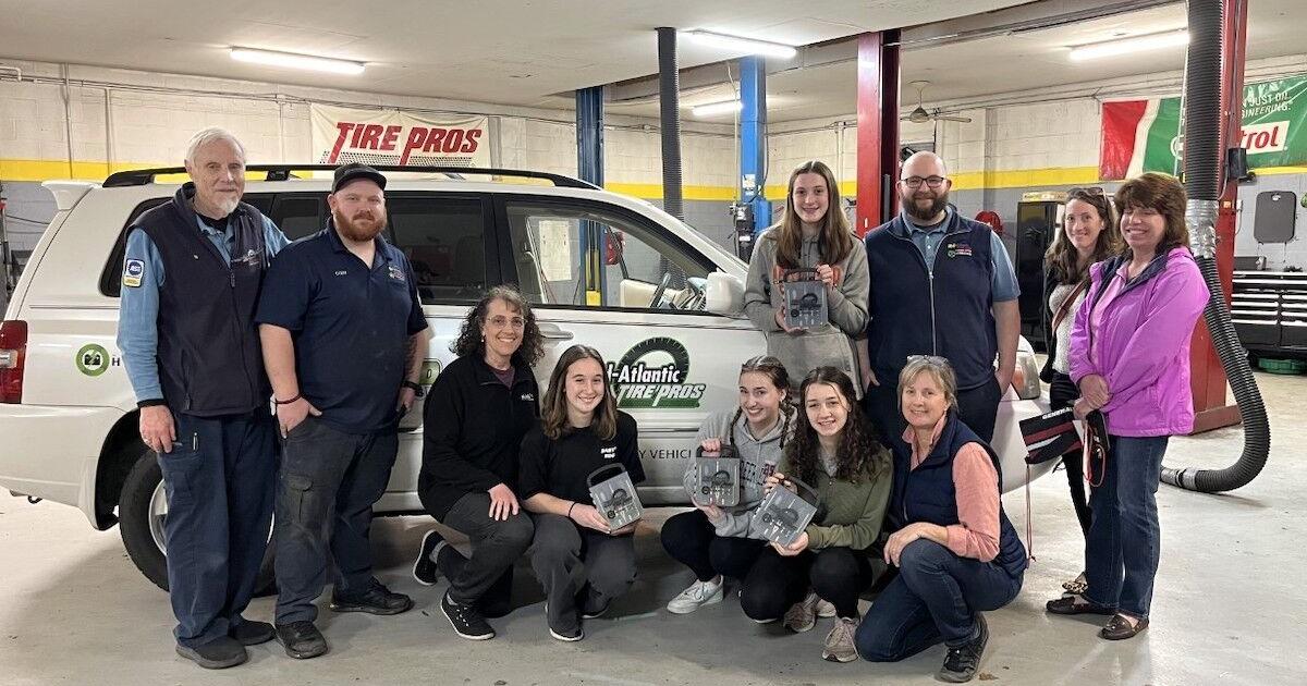 Girl Scouts learn about car car at Mid-Atlantic Tire Pros | News ...