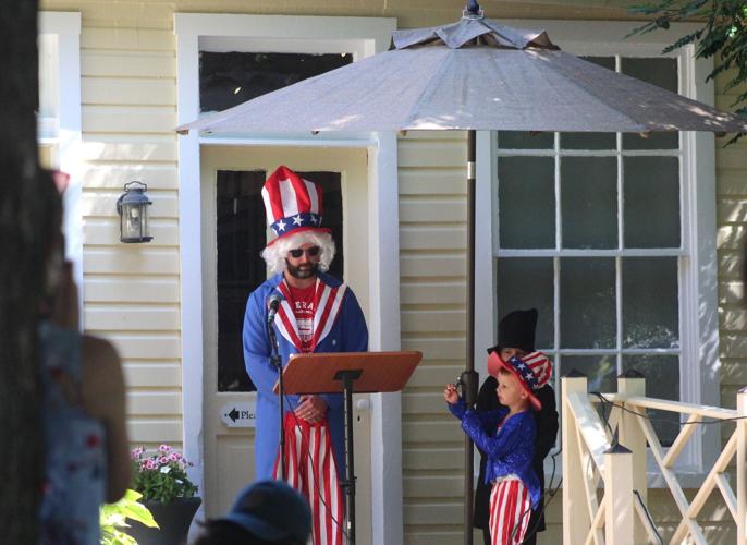 Children's Parade participants paint the town red, white and blue ...