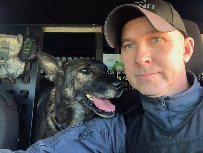 Deputy salutes his K-9 partner | Local | stardem.com