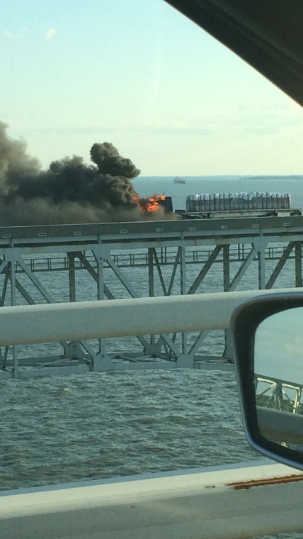 Truck fire on bridge caused by mechanical failure | Queen Annes County ...