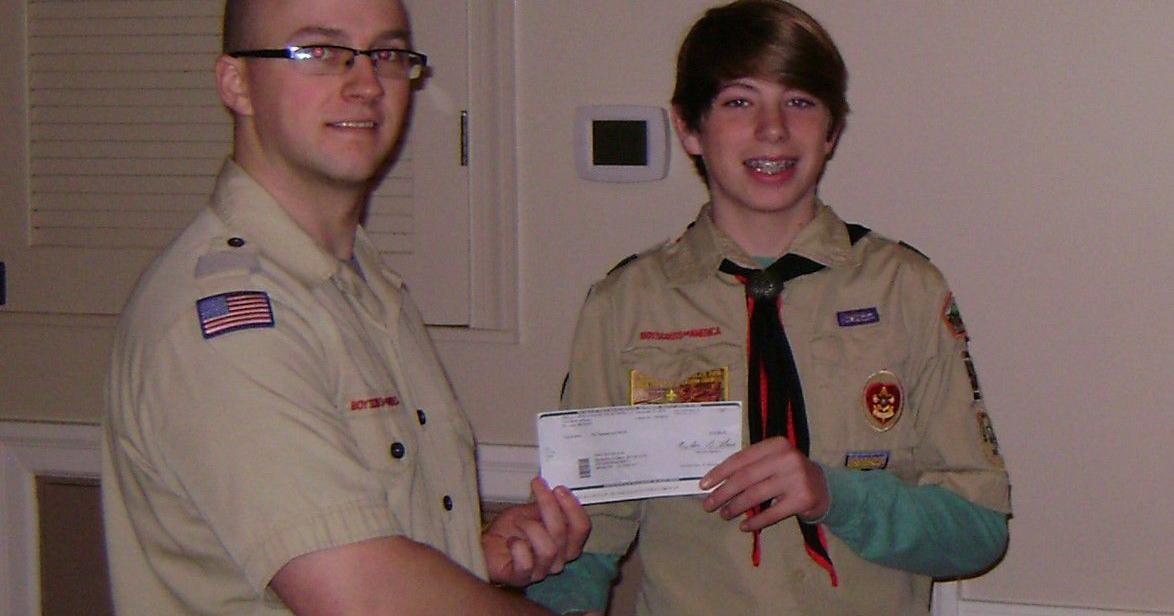 Easton Boy Scout Troop 532 presents a check to the Delmarva Council Capital Fund | Life ...