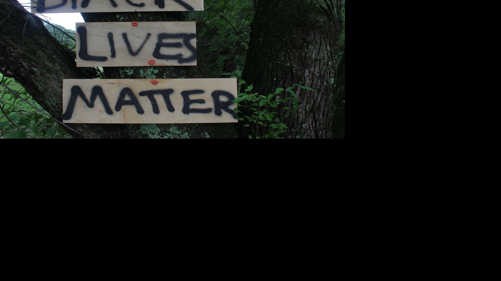 BLM signs taken from homeowner's lawn for three consecutive nights ...