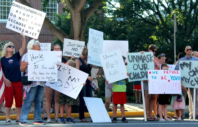 Talbot County parents protest mask mandates in schools, vent about lack ...