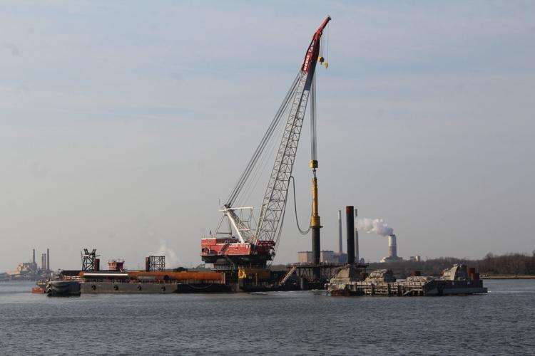 The Key Bridge rebuild site two years after the collapse | News ...