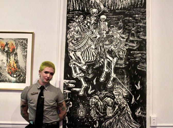 'Be not afraid': Local artist Galen Marquess debuts exhibit 'Angelboy ...