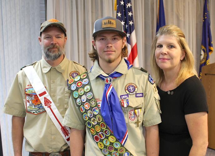 Delayed, but not denied — Michael Mitchell earns Eagle rank | Local ...