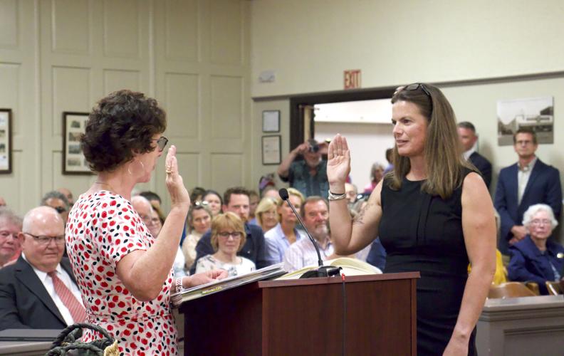 Easton swears in first female mayor, new council members | Local ...