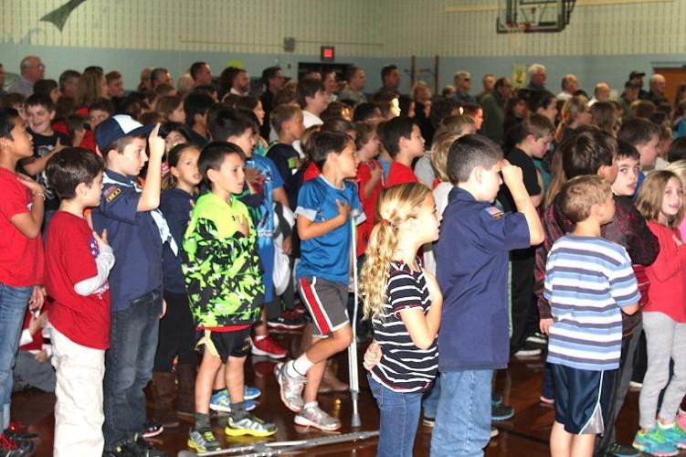 Bayside Elementary honors veterans, active duty military personnel ...