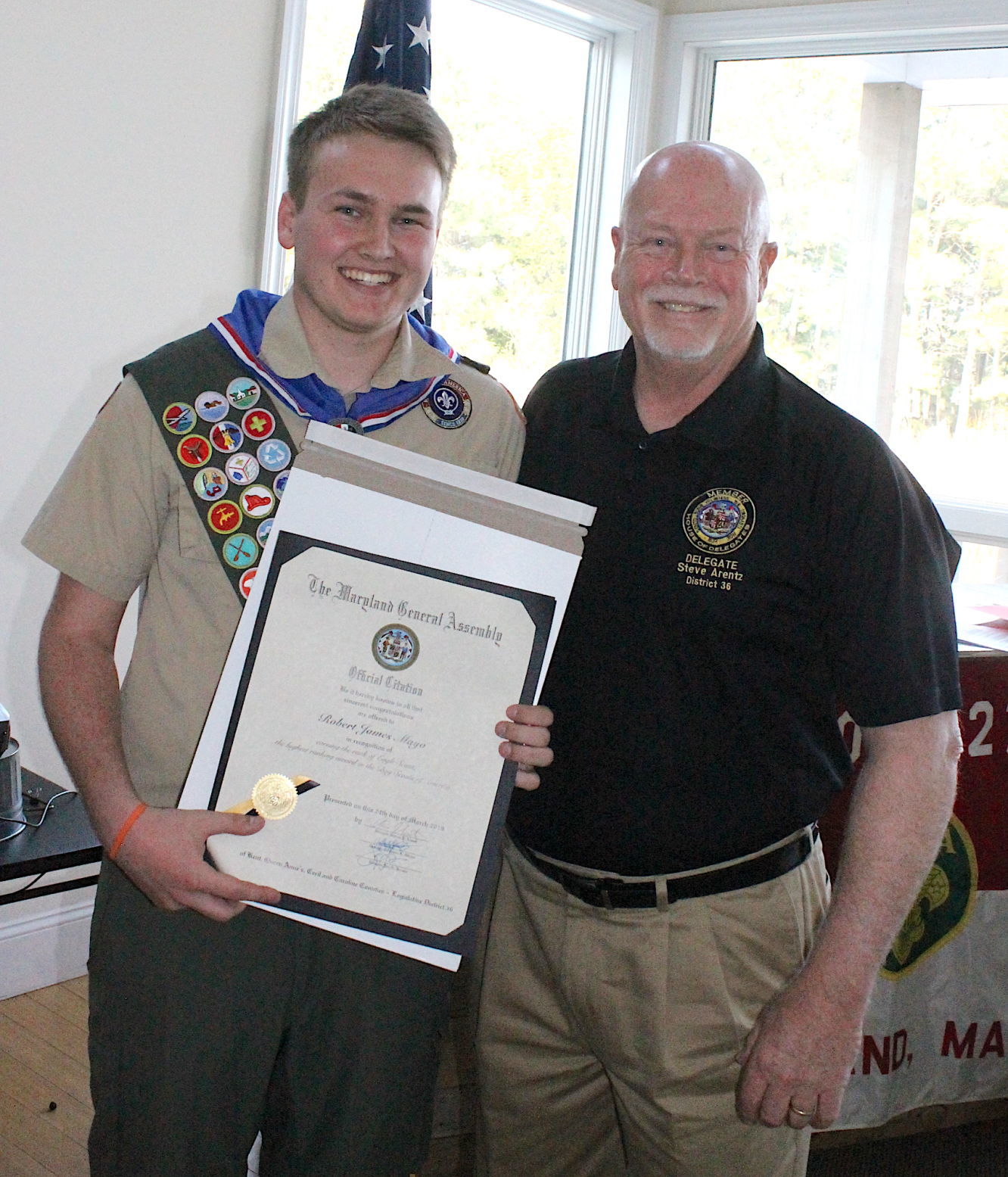 Robert Mayo earns Eagle Award | Local | stardem.com