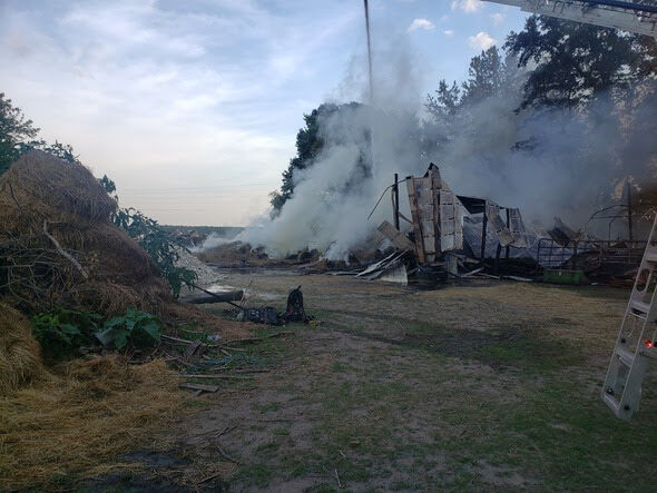 Barn fire outside Cambridge causes $150,000 in damages, fire marshal ...