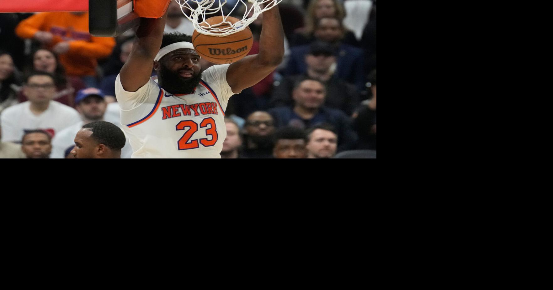 Knicks center Mitchell Robinson has a broken right pinkie finger, AP ...