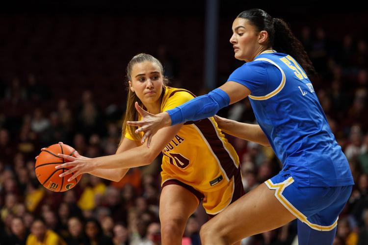 Rice, Betts lead No. 3 UCLA past Minnesota 76-58 to win 10th straight ...