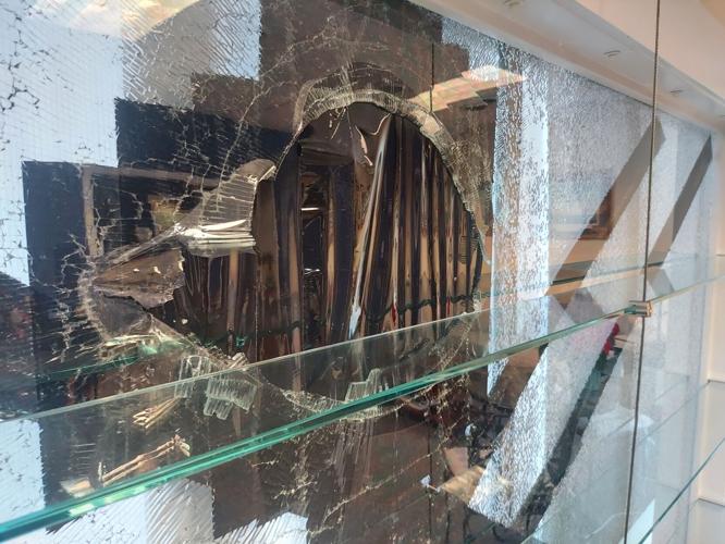 Storefront windows, glass door smashed on New Year's | Police and Fire ...