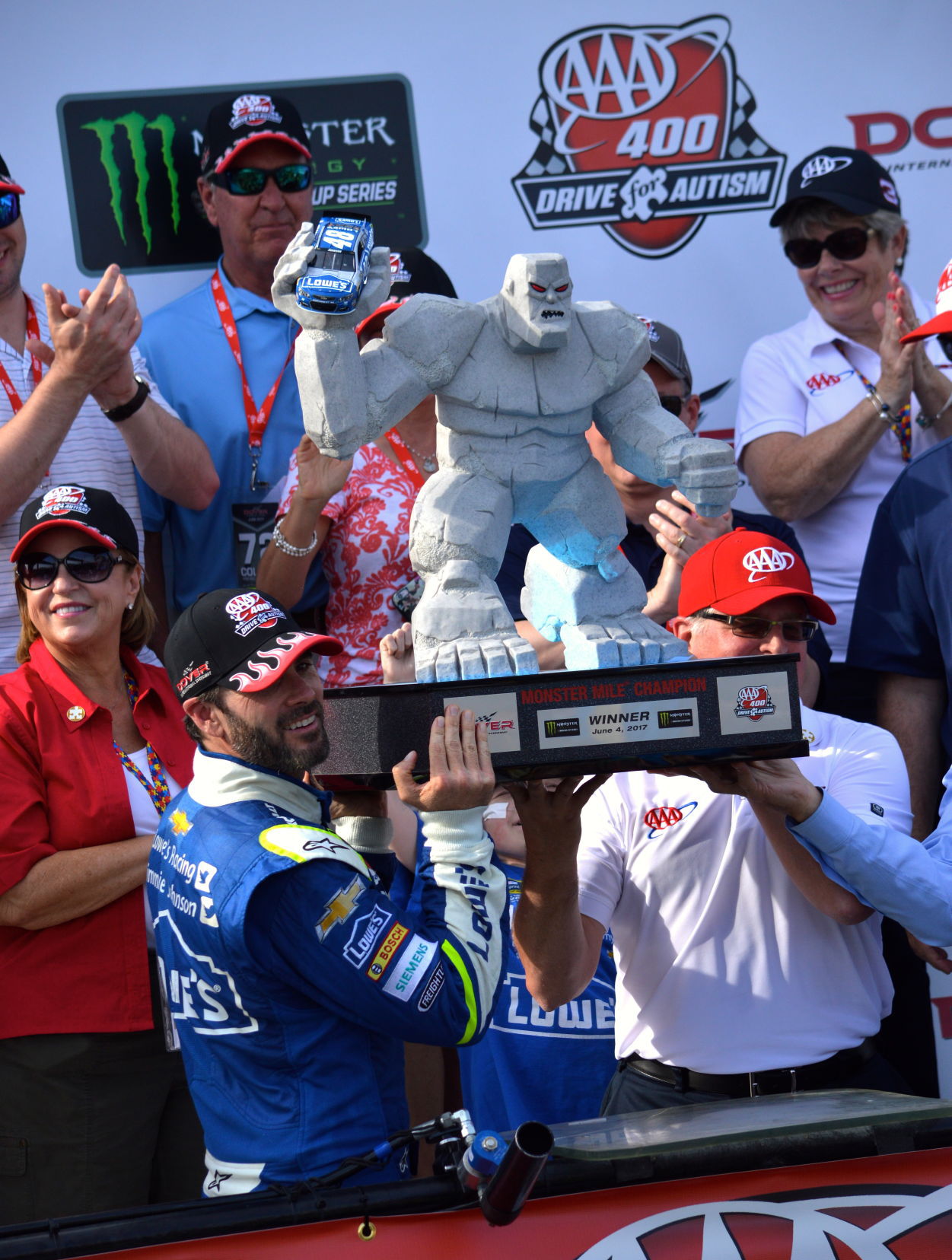 Johnson ties childhood hero with Dover win | NASCAR | Dustin Holt ...