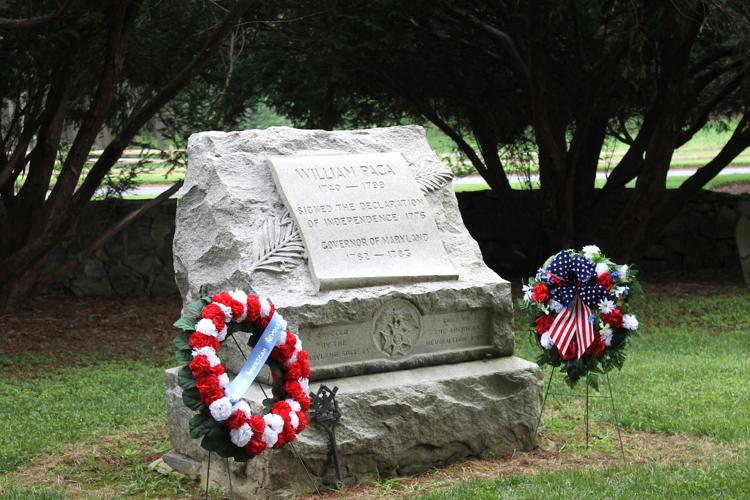 54th annual wreath-laying ceremony takes place at Willam Paca gravesite ...