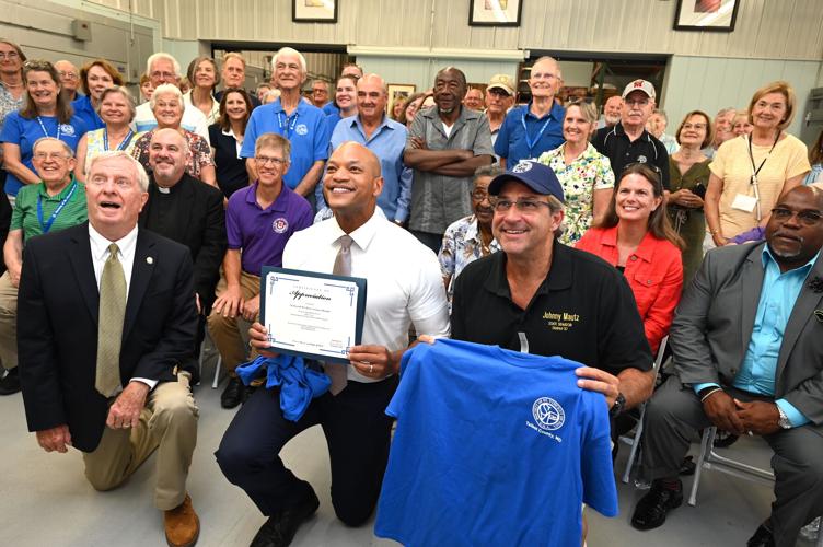 Gov. Moore talks service, faith at Easton food pantry | Local | stardem.com