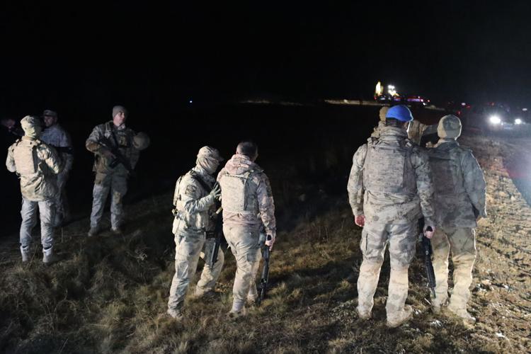 Search teams probe wreckage after Libyan army chief and 7 others are ...