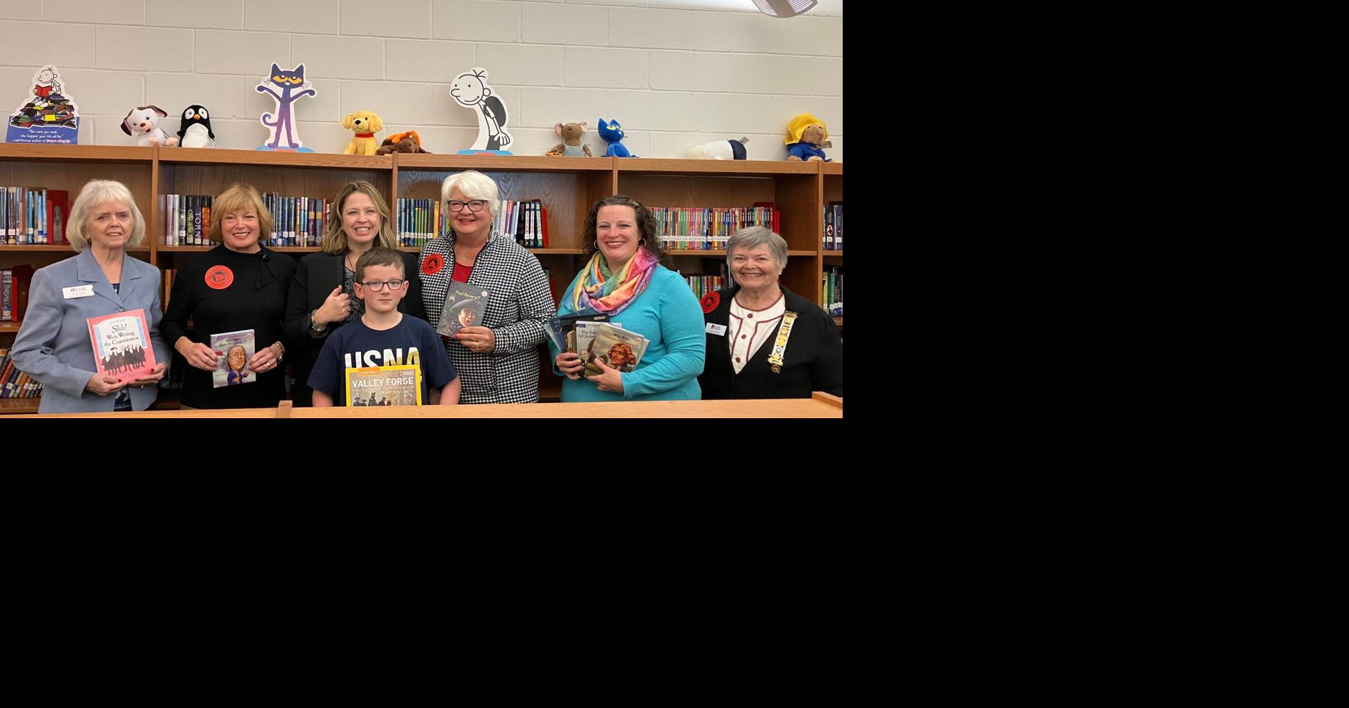 Local DAR chapter donates books to St. Michaels Elementary's library ...