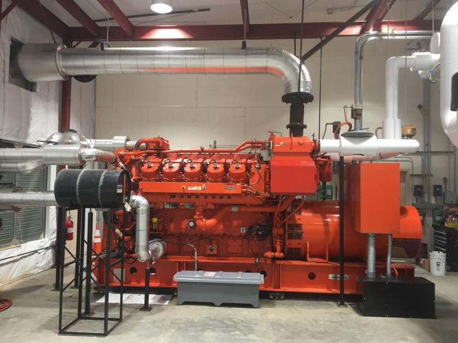 Methane-to-energy generator commissioned in Easton | Environment ...