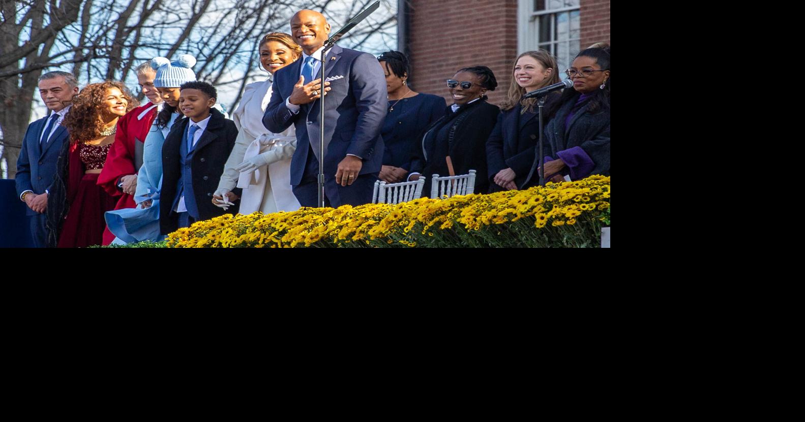 Wes Moore inaugurated as first Black governor of Maryland | State ...
