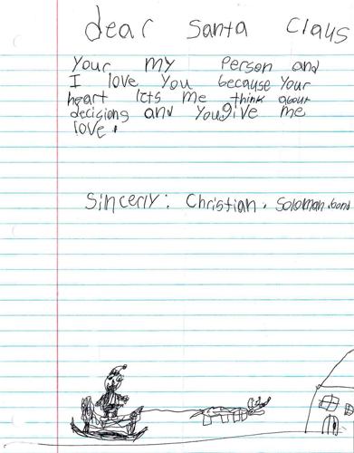 Christian Bond | Letters to Santa | stardem.com