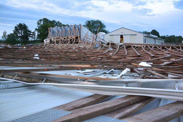 Wind knocks down Worthmore's show barn, horse paddock | Local | stardem.com