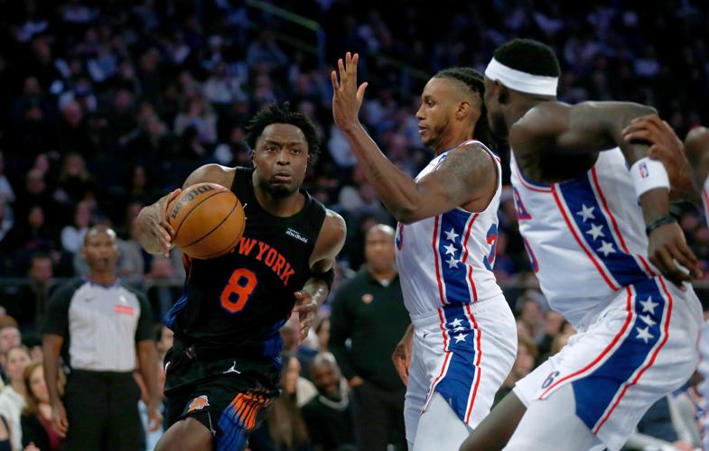 Maxey, Edgecombe help the 76ers hand the Knicks their second home loss ...