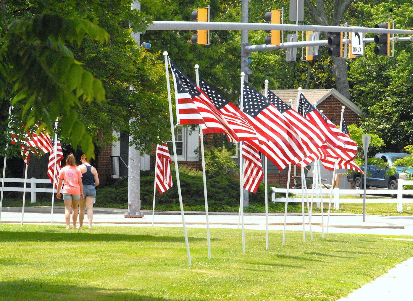 Flags for Heroes all over town | Local | stardem.com
