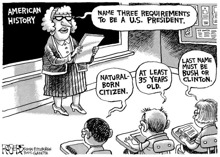 Presidential requirements | Cartoons | stardem.com