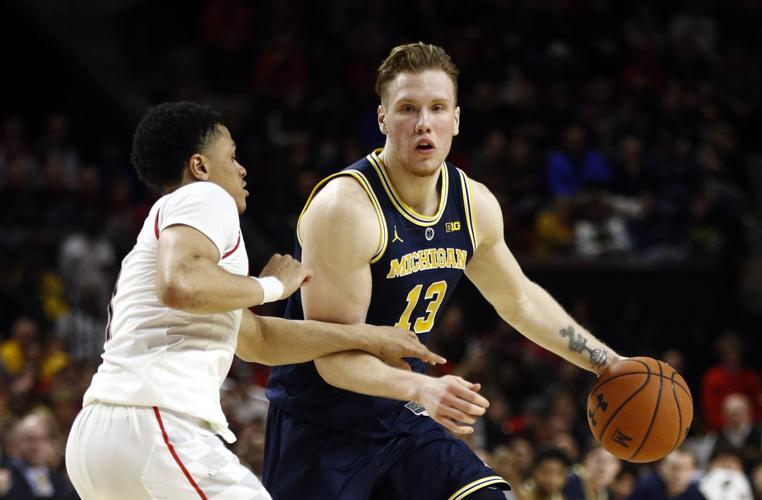 Brazdeikis carries No. 9 Michigan past No. 17 Maryland 69-62 | Colleges ...