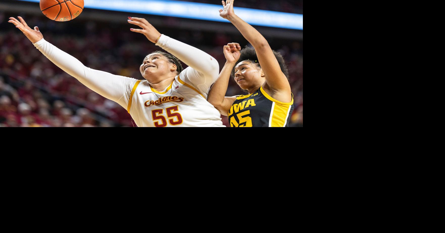 Audi Crooks scores 30 points, No. 10 Iowa State holds off No. 11 Iowa ...