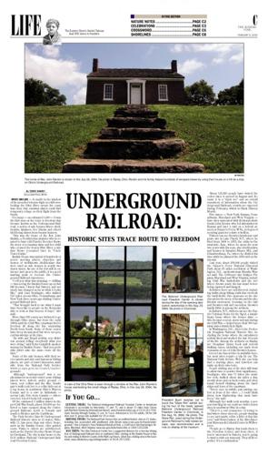 UNDERGROUND RAILROAD: Historic sites trace route to freedom | News ...