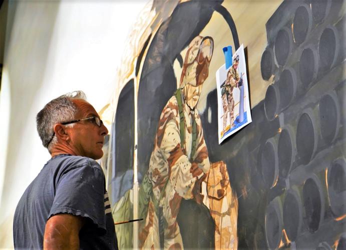Rosato paints life-like murals immersed in Marine Corps history | Life ...
