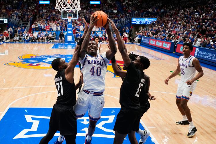 Flory Bidunga has 18 points and 10 rebounds as No. 17 Kansas beats ...
