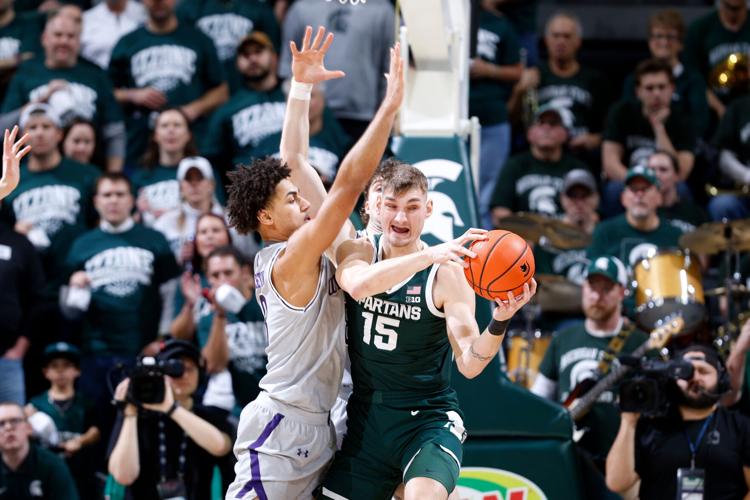 No. 12 Michigan State rallies in the 2nd half to beat Northwestern 76 ...