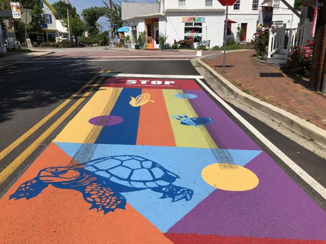 Historic Stevensville A&E District road mural | | stardem.com