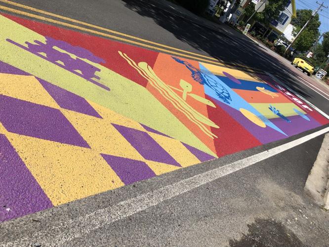 Vibrant road mural designed to attract visitors | Local | stardem.com