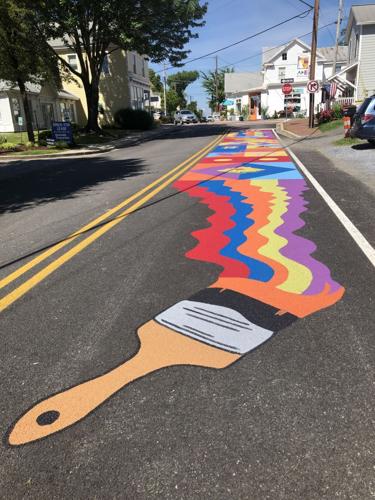 Vibrant road mural designed to attract visitors | Local | stardem.com