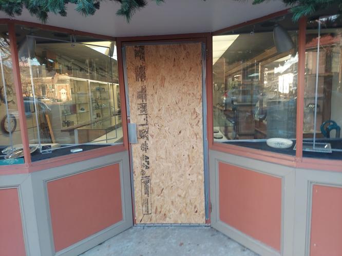 Storefront windows, glass door smashed on New Year's | Police and Fire ...