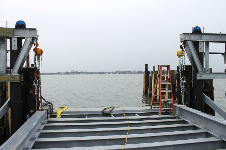 Oxford-Bellevue Ferry postpones opening due to landing work | Local ...