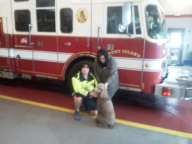 KIVFD rescues dog from ice | Local | stardem.com